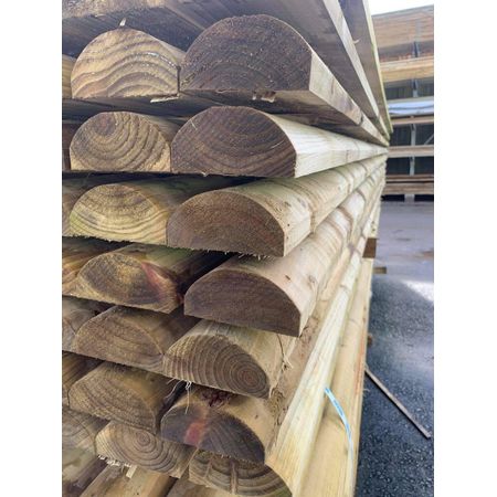 Half round rails - Treated from £8.36