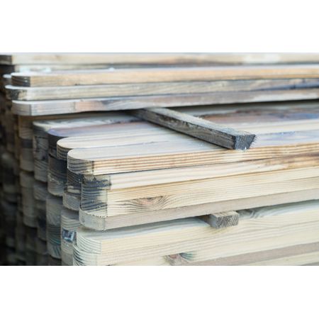 PAR Round Top Pales Fence Panel from £26.50