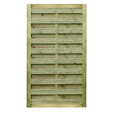 Milano Straight Top Garden Gate - Horizontal Slats from £55.58